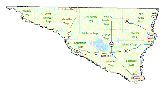 Nicollet County Maps