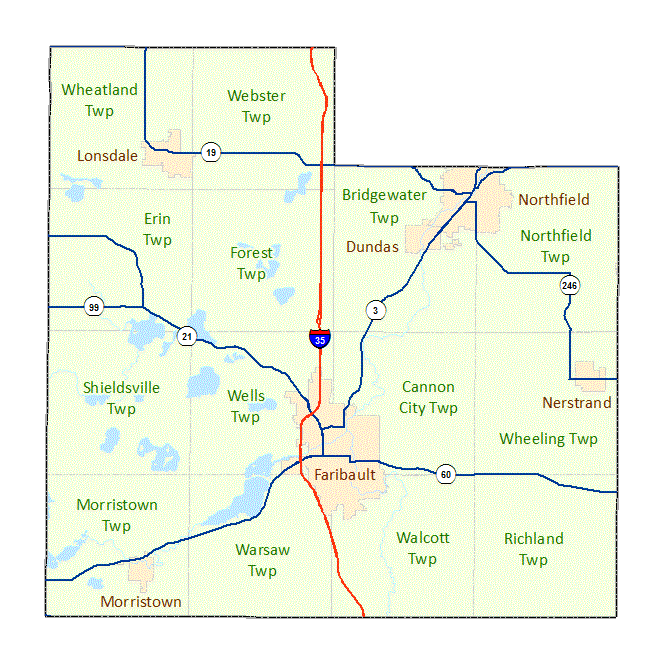 Rice County Maps
